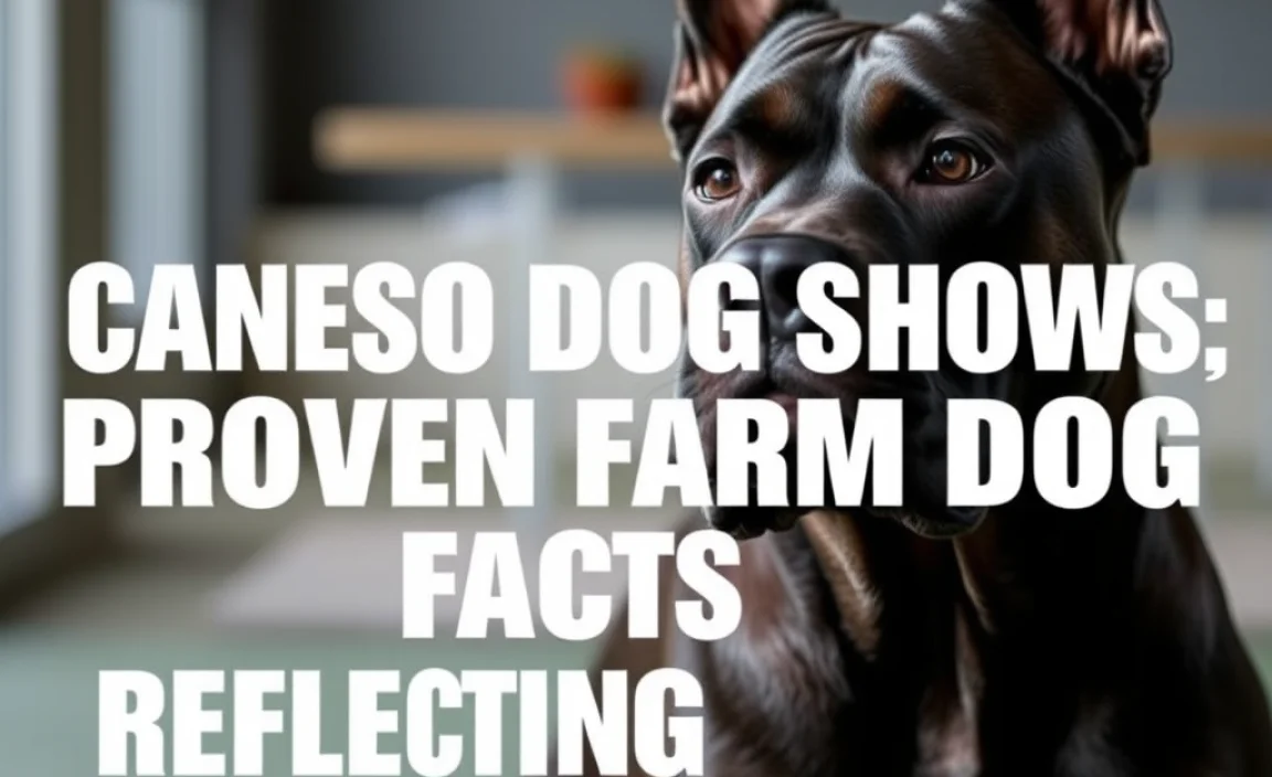 Cane Corso Dog Shows: Proven Farm Dog Facts - ThinKersVine